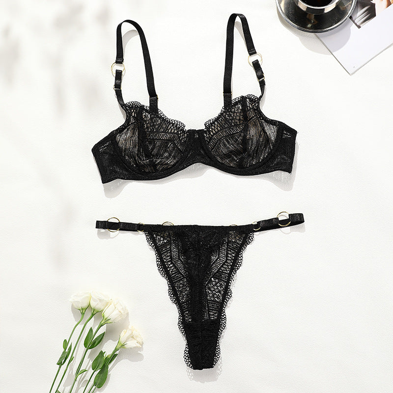 Sexy Lace Black Sexy Lingerie Set Obeey