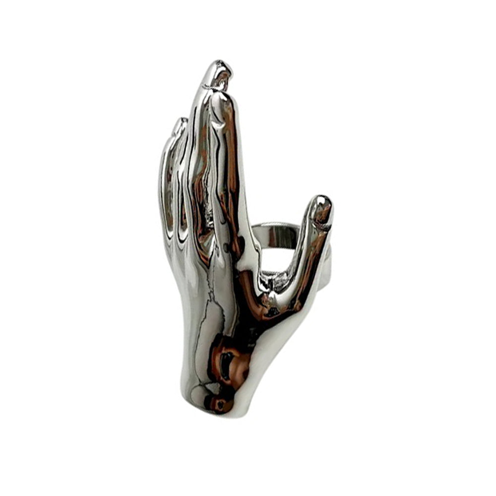 Hand Shaped Ring – OBEEY
