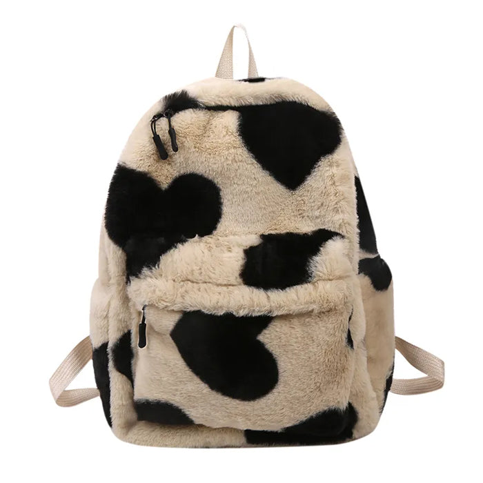 Heart Crush Fuzzy Backpack – OBEEY