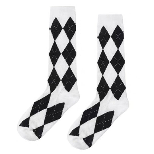Preppy Argyle High Socks – OBEEY