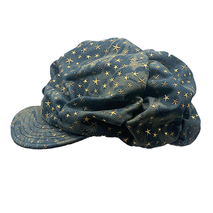 Y2K Stars Denim Baker Boy Cap – OBEEY